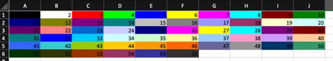 Vba Colors Skills