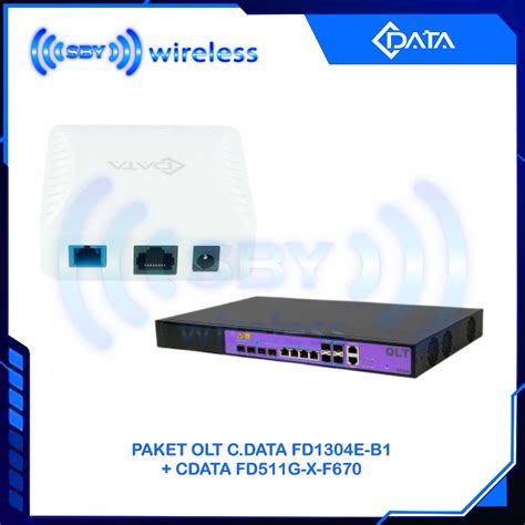 Jual Paket C Data Fd1304e B1 Olt Epon Non Sfp With Fd511g X F670 Ont Onu Xpon Cdata Olt 4 Pon