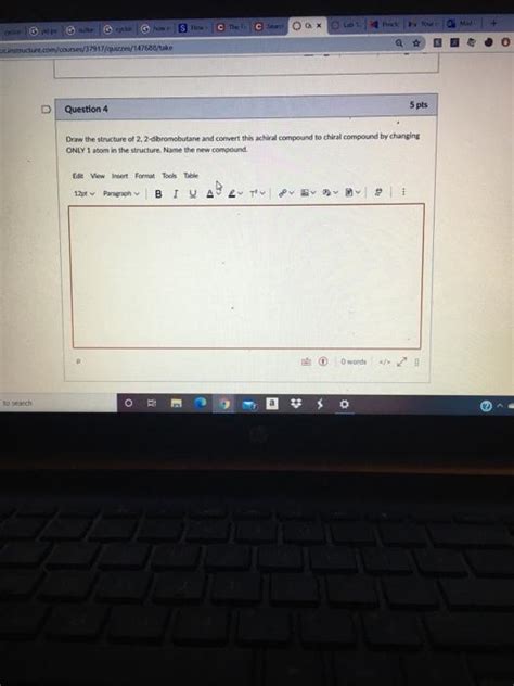 Solved Draw The Structure Of 2 2 Dibromobutane And Convert
