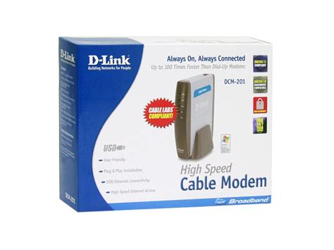 D Link DCM 201 Cable Modem Newegg Com