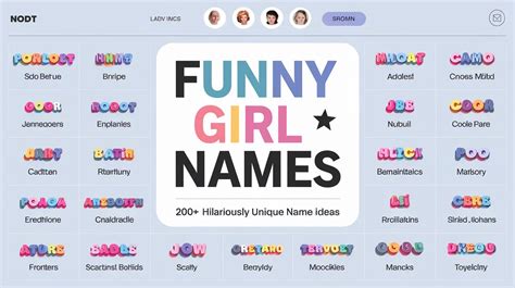 Funny Girl Names 200 Hilariously Unique Name Ideas