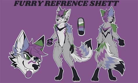 Draw Furry Art Fursona Furry Reference Sheet Anthro Art Furry Oc Ref
