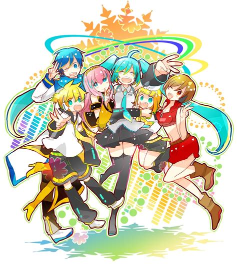 Hatsune Miku Kagamine Rin Kagamine Len Megurine Luka Kaito And 1