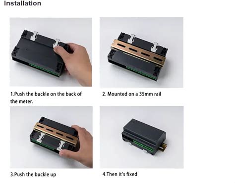 Acrel Din Rail Energy Meter Amc100 Fak48 With Rs485 Communication For Data Monitoring Devices