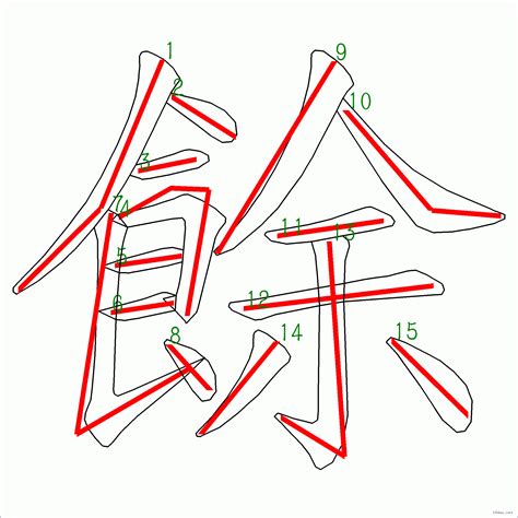 余的笔顺是什么 字怎么写 方的笔顺是 第3页 大山谷图库