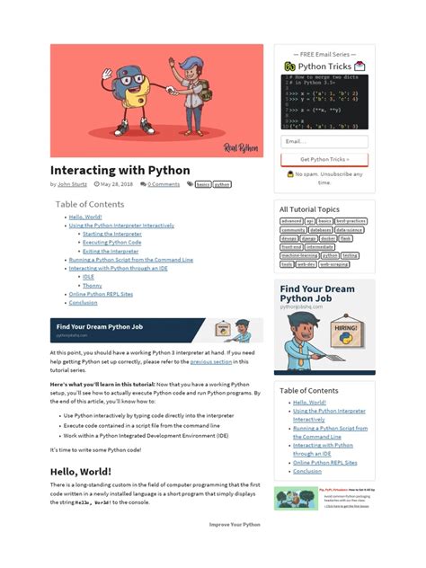 Interacting With Python Pdf Command Line Interface Python