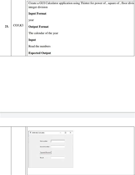 Solved Create A Gui Calculator Application Using Tkinter For Chegg Com