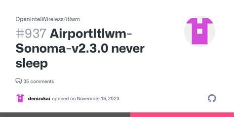 Airportitlwm Sonoma V230 Never Sleep · Issue 937 · Openintelwireless
