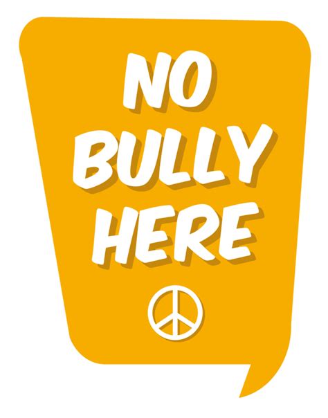 No Bully Support Inclusion Empower Respect Png