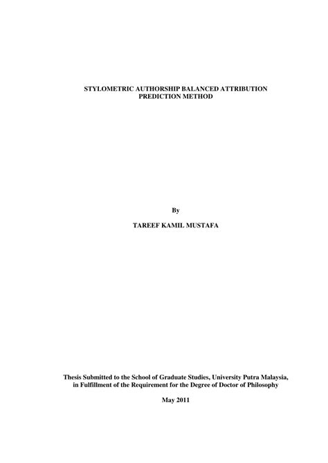 Pdf Stylometric Authorship Balanced Attribution Prediction Method