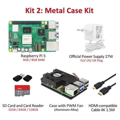 Latest Original Raspberry Pi 5 Generation 4g 8g Ram Development Board
