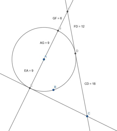 Euclidean Geometry Counterexample To Secant Tangent Theorem