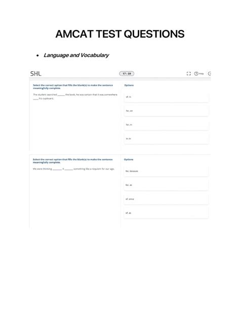 Amcat Test Questions Pdf