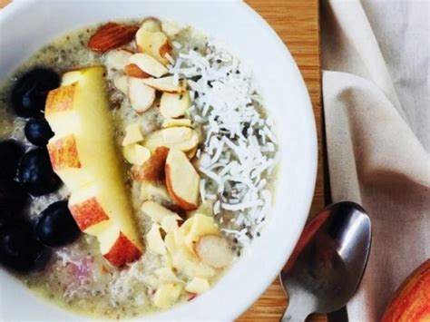 가열없는 채식레시피③ 아몬드밀크로 만든 ‘애플시나몬 콜드포리지