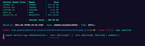 Does Not Seems To Work With Angular 11 Issue 61 Vanilla Extract