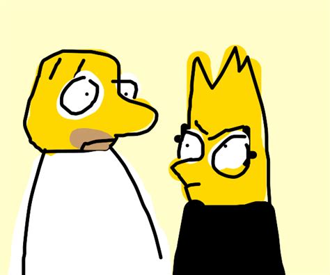 Emo Bart Simpson Drawception