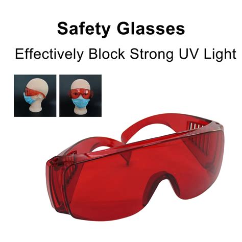 Dental Safety Glasses Eye Protection Uv Blue Light For Dentist Patient