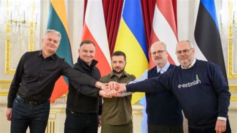 უკრაინა გრძნობს თითოეული თქვენგანის ძლიერ და საიმედო მხარდაჭერას ზელენსკი 4 ქვეყნის პრეზიდენტს