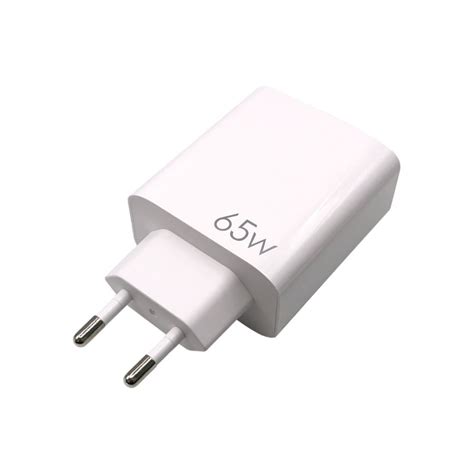 Dual USB C USB A PD Lader V A W Wit GS W A