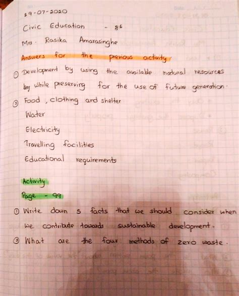 Civic Education Grade 8