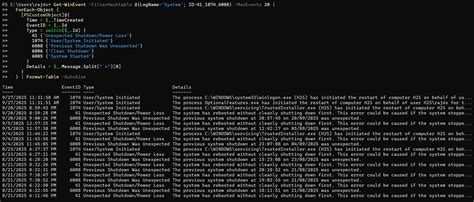 How To Check Shutdown History In Windows 11 Using Gui Or Command Line