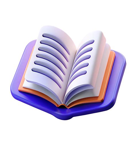 Opened Book 3d Concept 46902605 Png