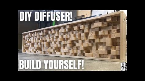How To Build An Acoustic Sound Diffuser Diy Pro