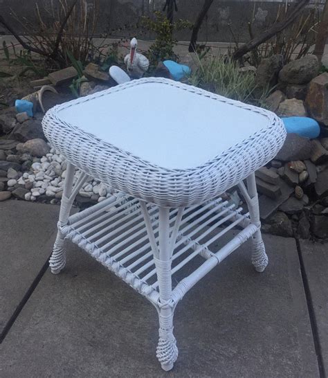 ᐉ Стіл журнальний деревяний для саду квадратний Гриб Woody Білий • Краща ціна в Києві Україні