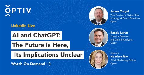 Ai And Chatgpt The Future Is Here Its Implications Unclear Optiv