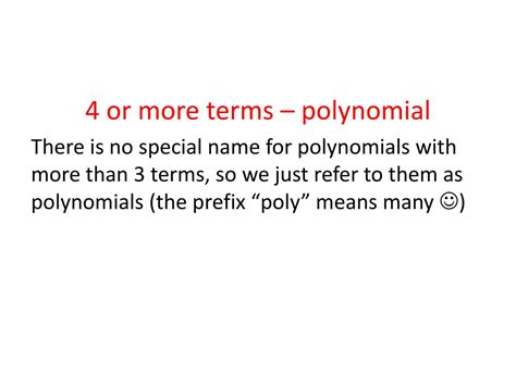 PPT Naming Polynomials PowerPoint Presentation Free Download ID