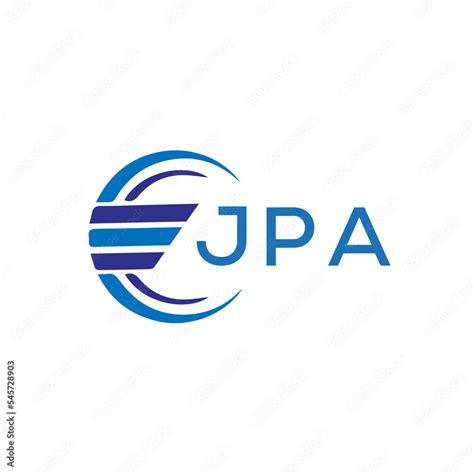 Jpa Letter Logo Jpa Blue Image On White Background Jpa Vector Logo Design For Entrepreneur And