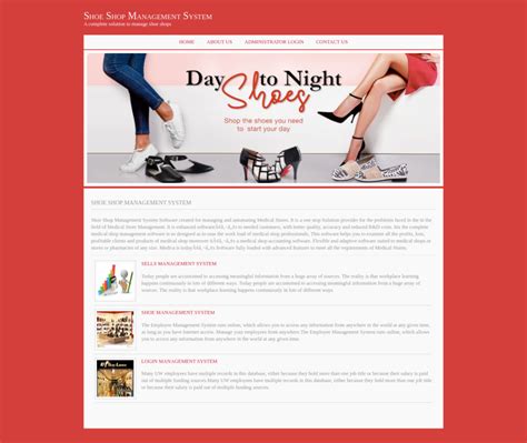 Shoe Shop Management System Using Java Jsp And Mysql