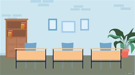 Free Animation Virtual Classroom Background Eps Illustrator 
