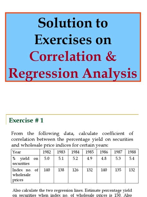 Correlation And Regression Analysis Exercise2 Pdf Correlation And Dependence Data Analysis