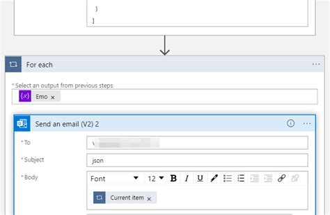Azure Logic Apps How To Break Json Object In A For Each Stack Overflow