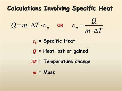 Formula To Calculate Heat