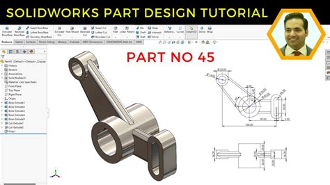 Solidworks Part Design Exercise Single Sketch Extrusion Tutorial For