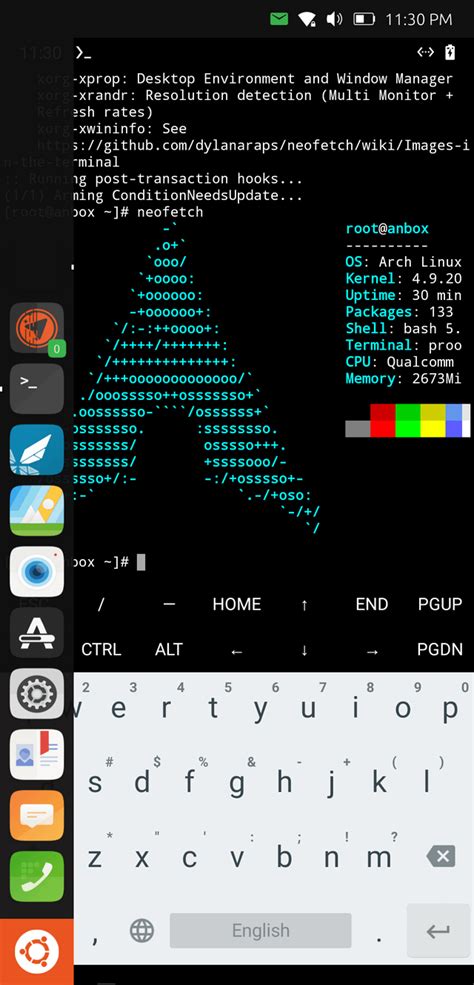 Arch Running On Waydroid Running On Ubuntu Touch On Poco F1 R