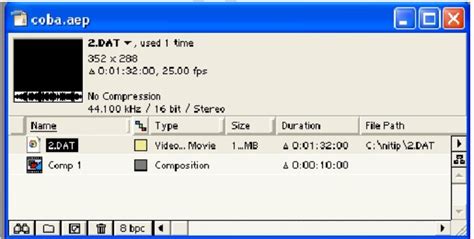 Pengenalan Dan Fasilitas Adobe After Effect