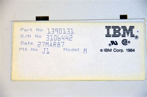 1987 Ibm Model M 1390131 Made By Ibm 27 Mar 87 Clickykeyboards