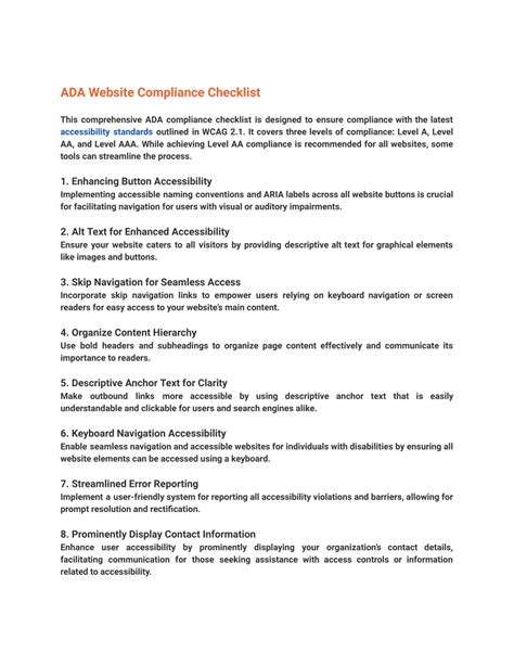 PPT Accessibility Standards PowerPoint Presentation Free Download ID