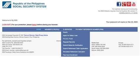 How To Get Your SSS Static Information SSS Online Inquiry