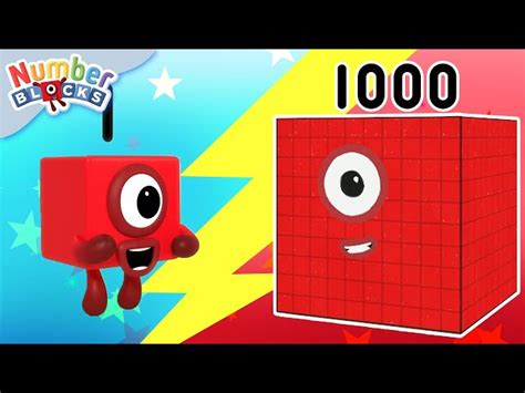 numberblock 1 vs 1 000 1 hour compilation 123 learn to count fun
