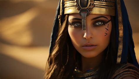 Premium Ai Image The Most Beautiful Teen Egyptian Girl Imaginable Elaborate Ancient Egyptian