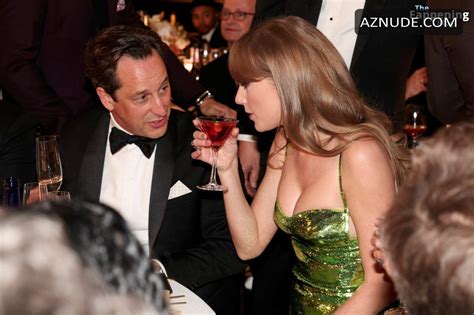 Taylor Swift Sexy Stuns In An Alluring Green Dress At The 81st Annual Golden Globe Awards Aznude