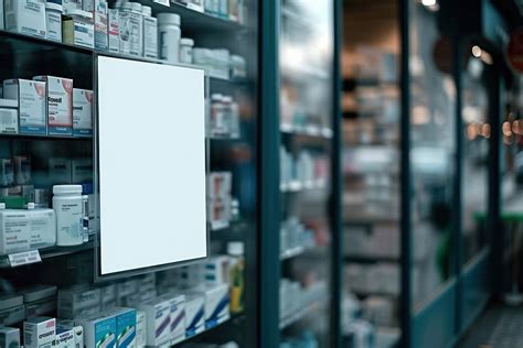 White Poster Pharmacy Store Architecture Premium Photo Rawpixel