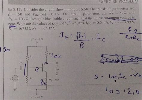 Solved Exercise Problem Ex 5 17 Consider The Circuit Shown