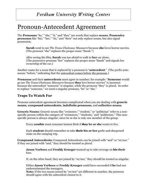 9 Pronoun Antecedent Examples