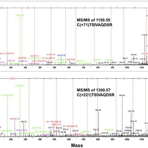 Maldi Tof Ms Ms Analysis Of The Hnaaa Tryptic Peptide T10 B After