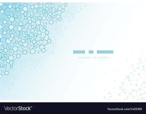 Molecular Structure Scientific Horizontal Template